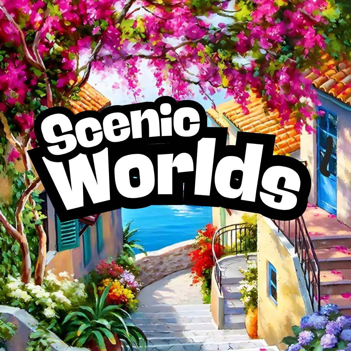 Scenic Worlds – Sunshine Dots Art